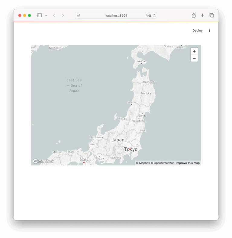 【Streamlit】地図上にデータをプロット：st.mapの基本 | アマチュア無線局JS2IIU